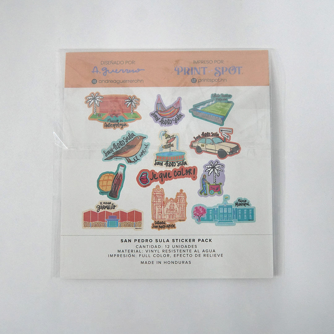 San Pedro Sula Stickers – Andrea Guerrero