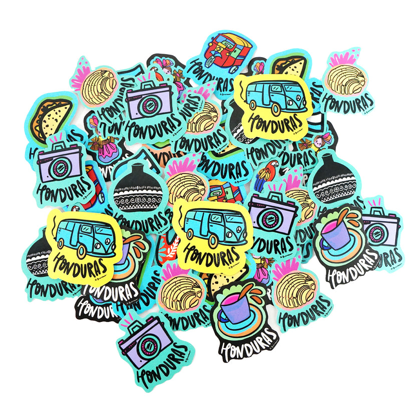 Honduran Stickers – Andrea Guerrero